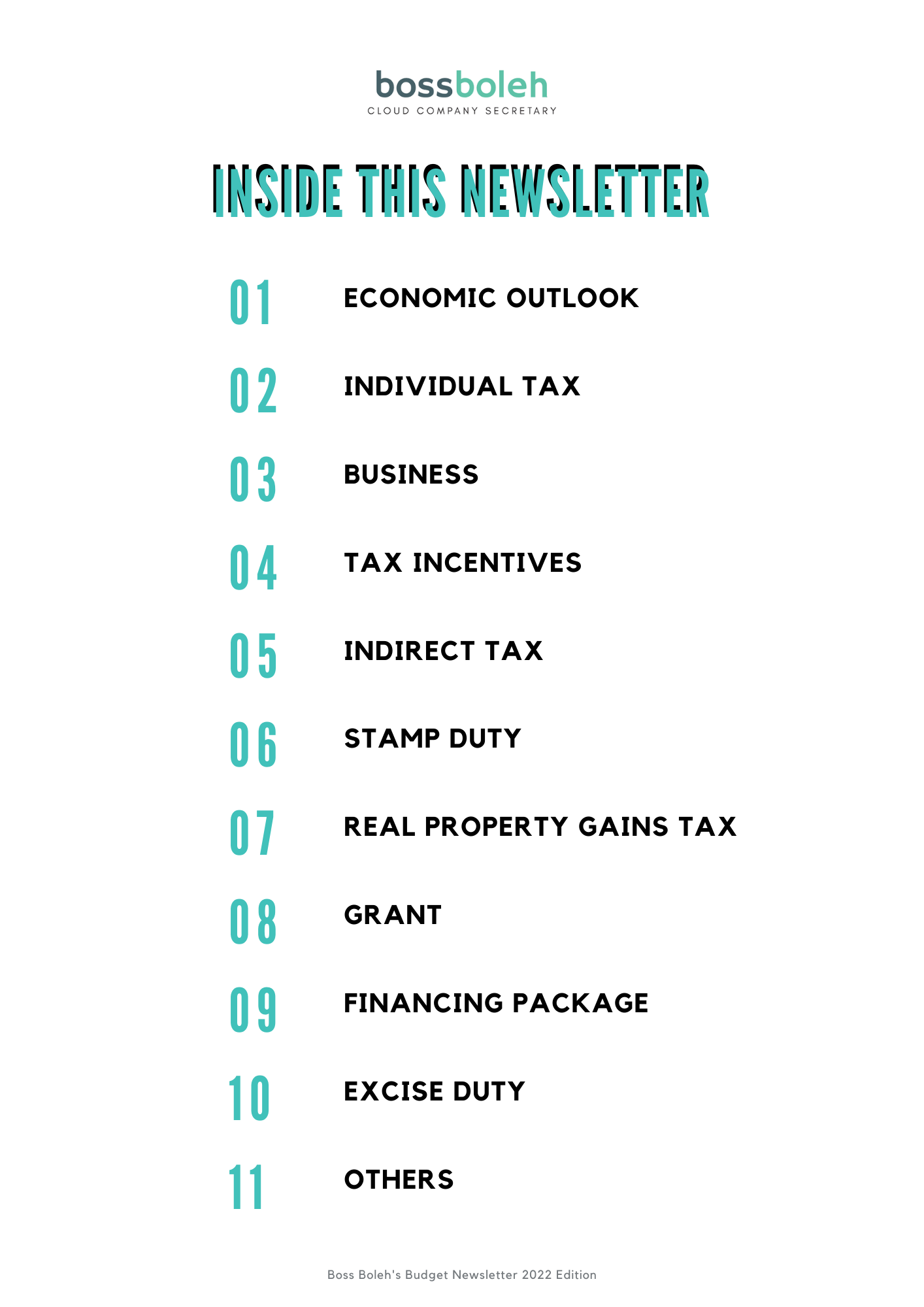 Boss Boleh's Budget Newsletter 2022 Edition - Boss Boleh